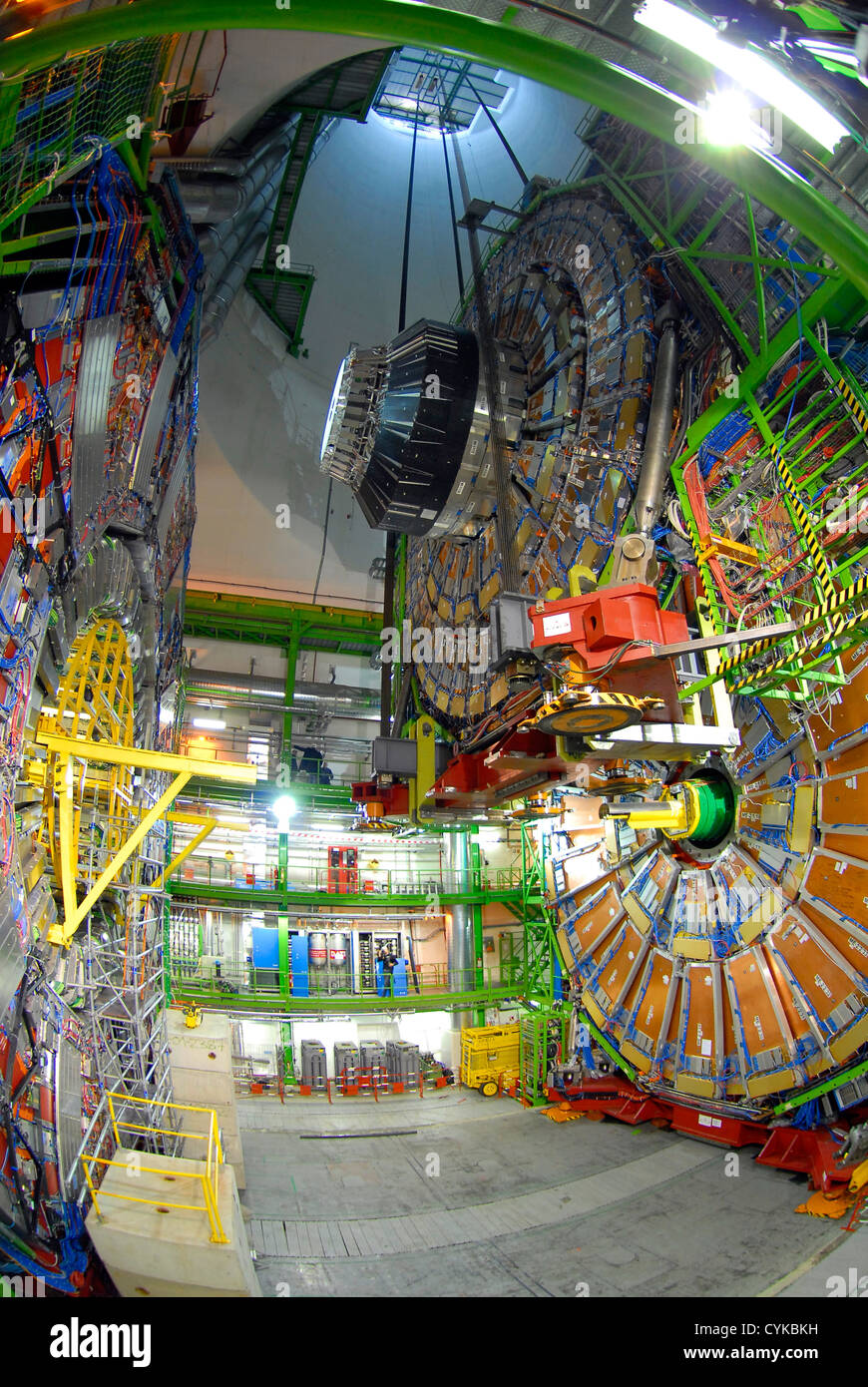 The experiment at CERN Geneva Switzerland: Atlas, Alice, LHC Large ...