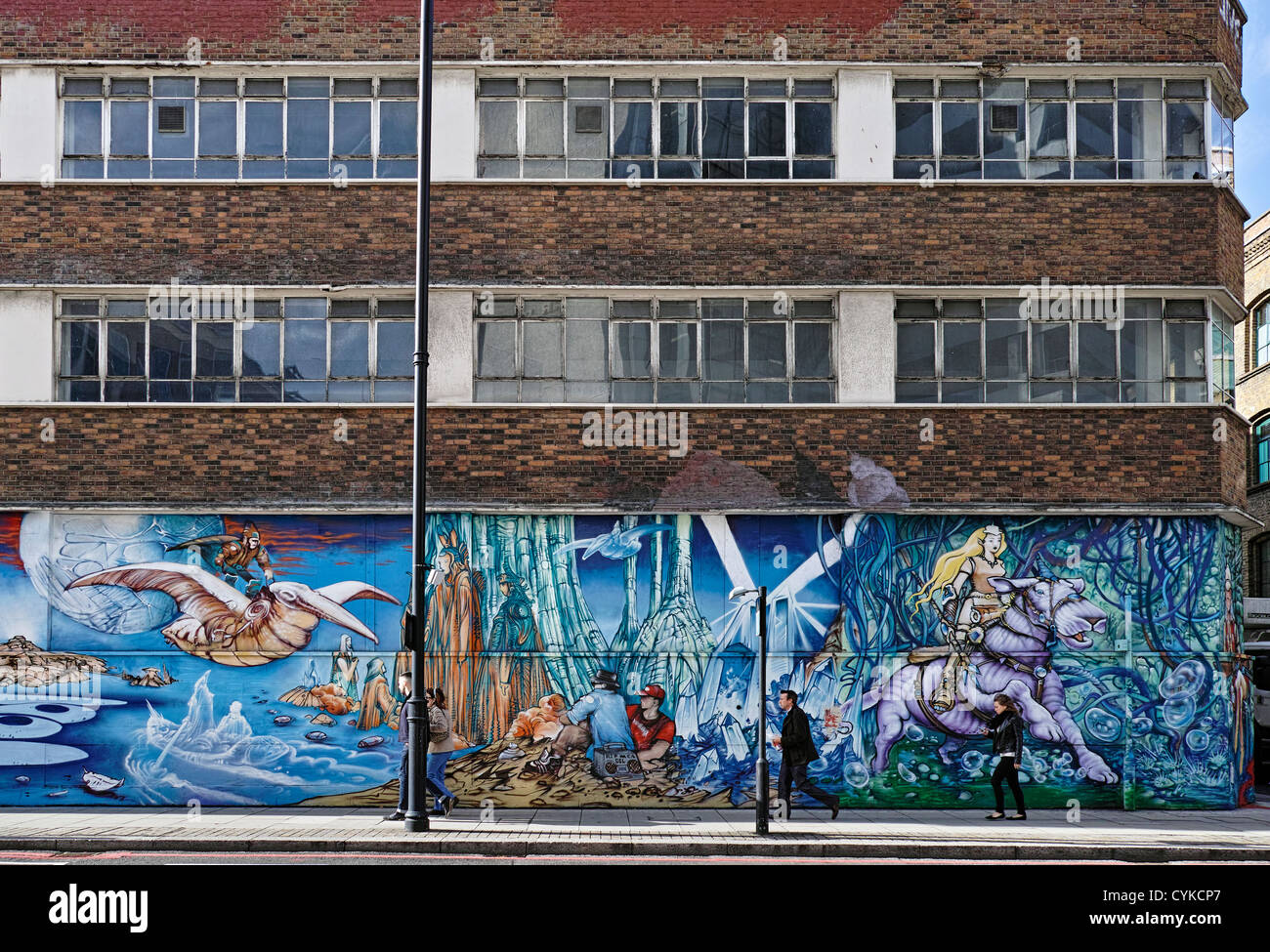 Curtain Road Graffiti Stock Photo - Alamy