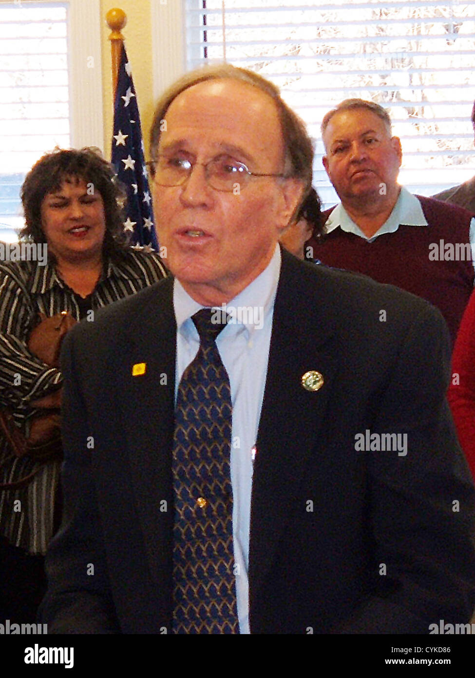New Mexico State Librarian Richard Ackeroyd speaking at the grand ...