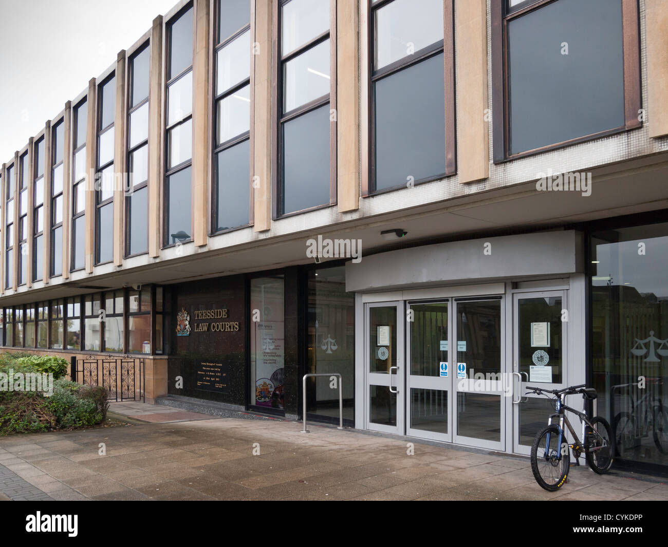Entrance to Teesside Law Courts including Magistrates and Family Court ...