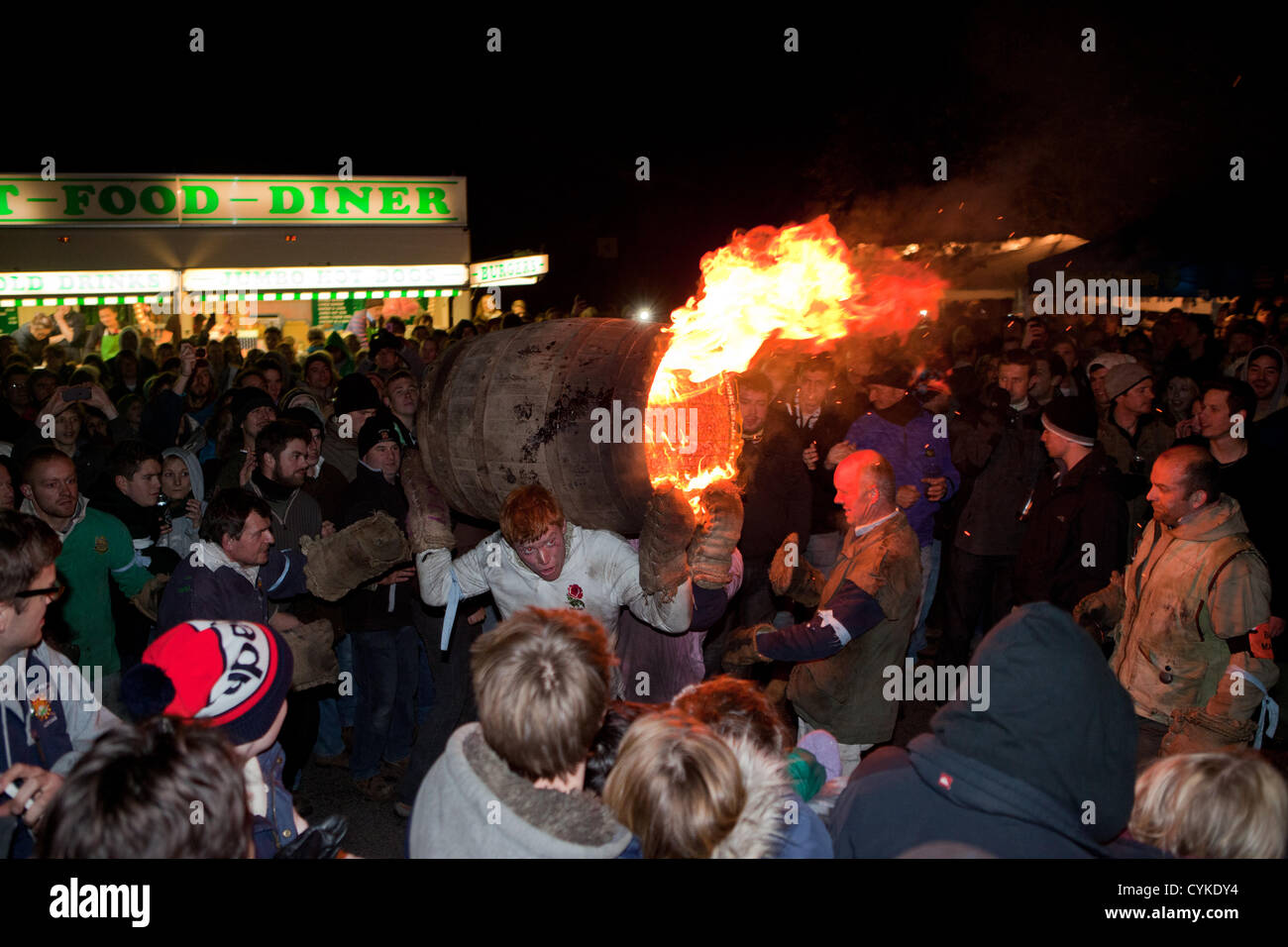 Tar Barrels has been a tradition in the quiet town of Ottery St Mary ...