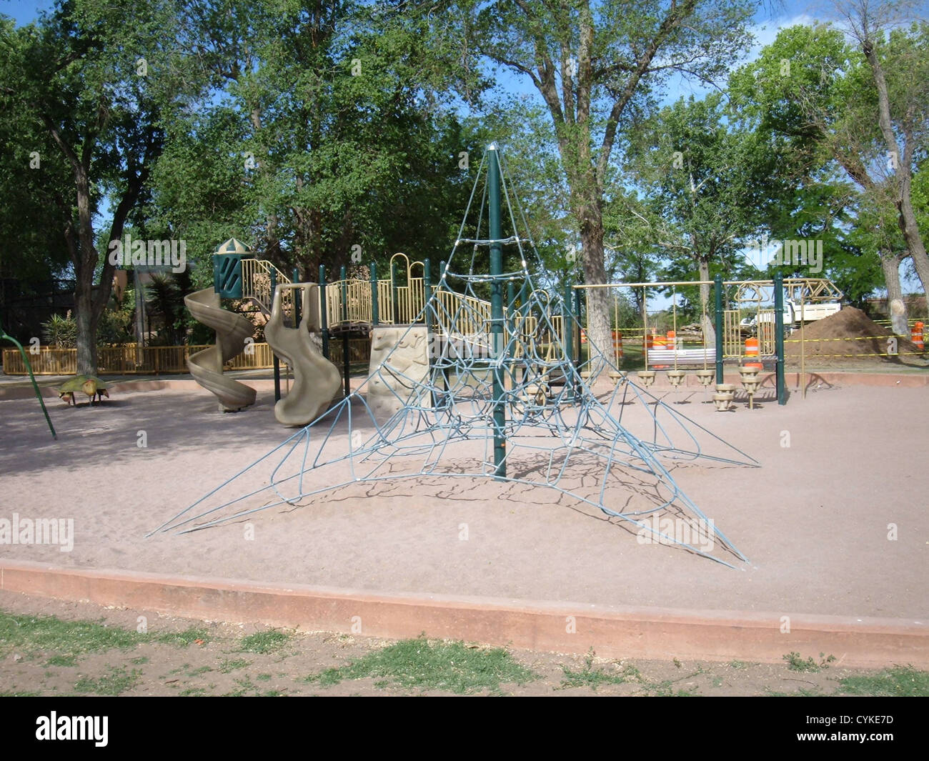 Playground in Alameda Park Zoo, Alamogordo, New Mexico Stock Photo - Alamy