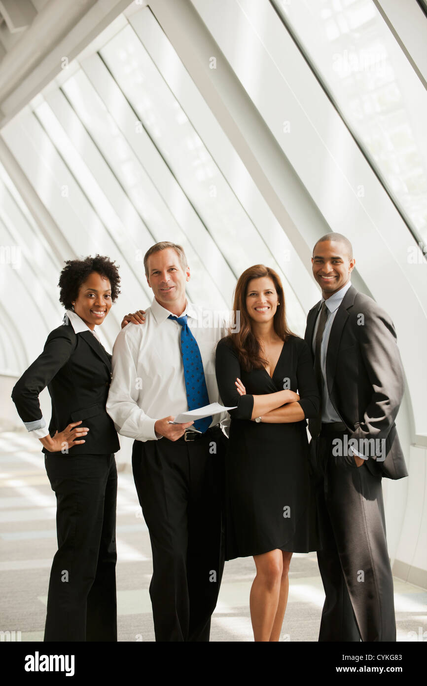 Business people standing together Stock Photo - Alamy Business people standing together Stock Photo - Alamy