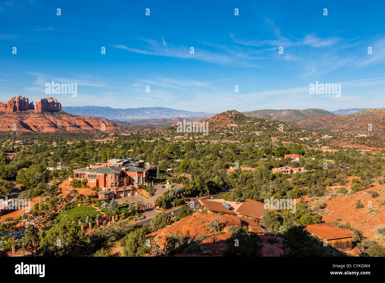 Red Sandstone hills around Sedona, Arizona, are a unique geological ...