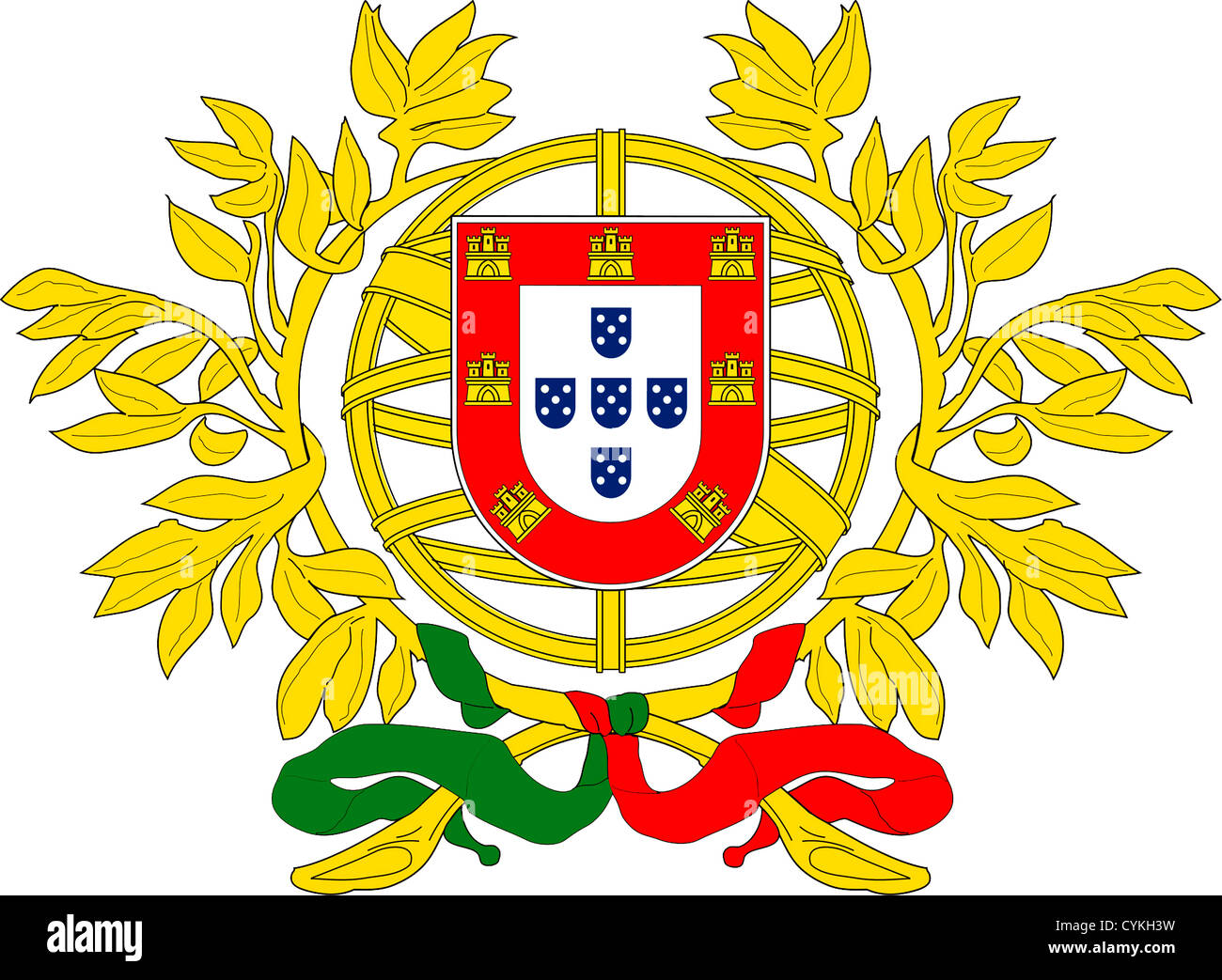 Coat of arms of portugal hi-res stock photography and images - Alamy