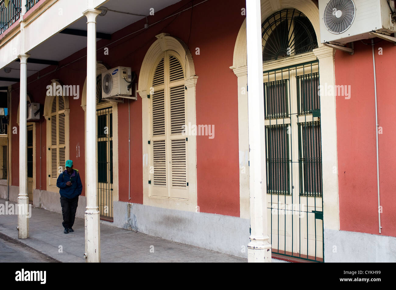 portuguese colonial architecture, port area, maputo, mozambique Stock ...