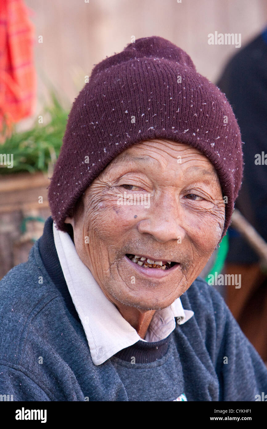 Head and shoulders portrait of burmese man hi-res stock photography and ...