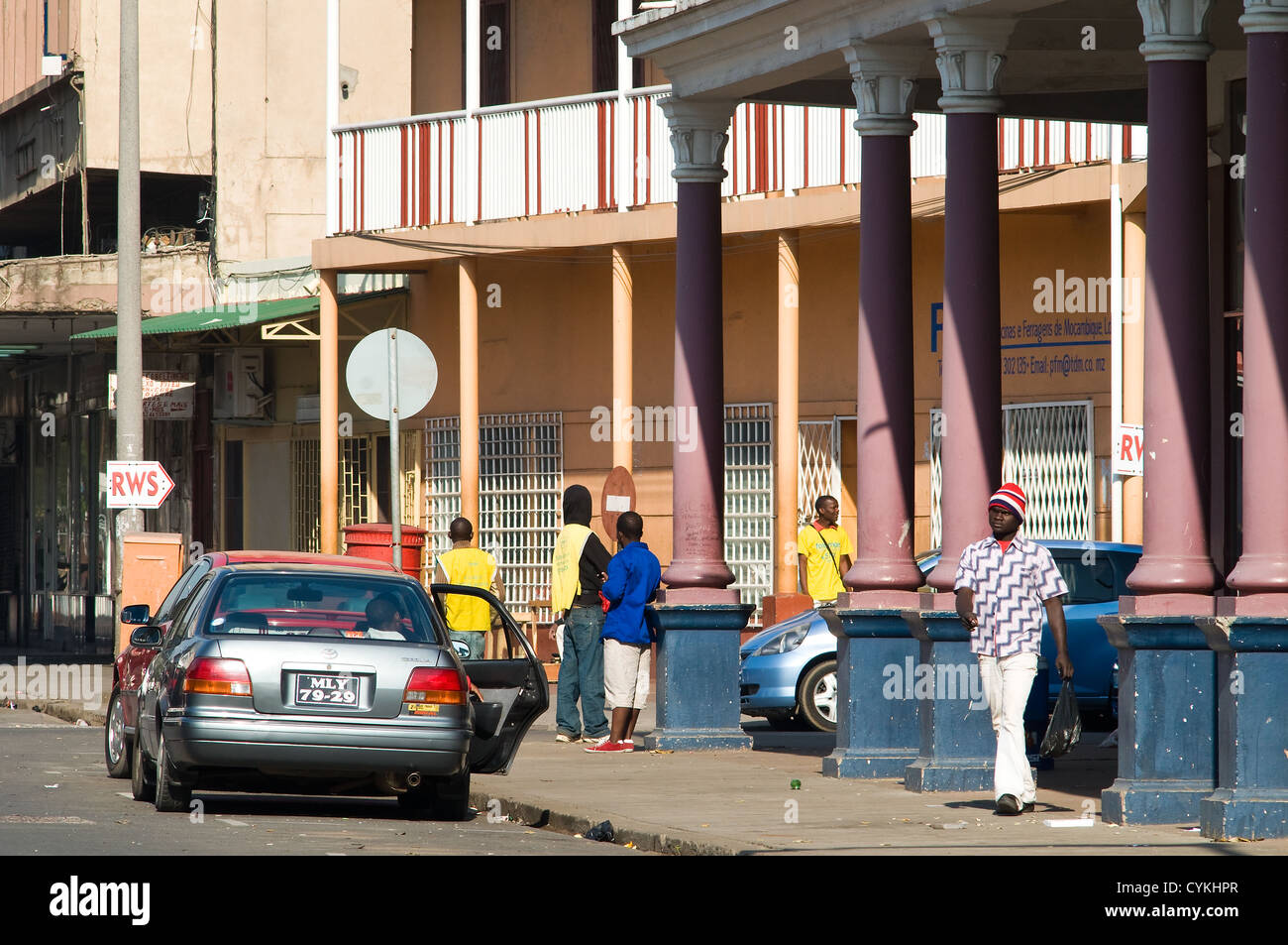 Portuguese colonial building maputo mozambique hi-res stock photography ...