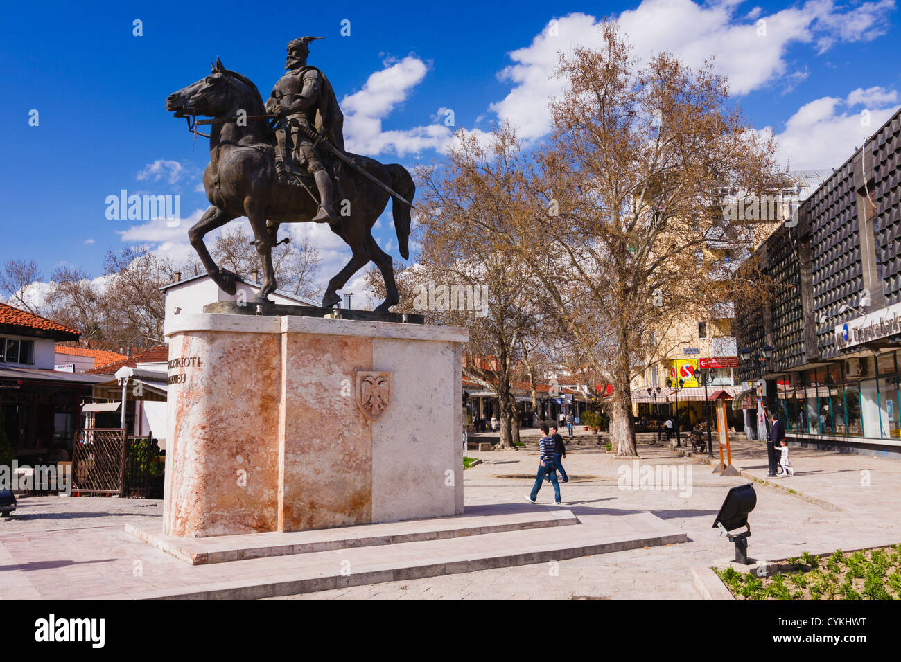 Albanian hero skanderbeg hi-res stock photography and images - Alamy