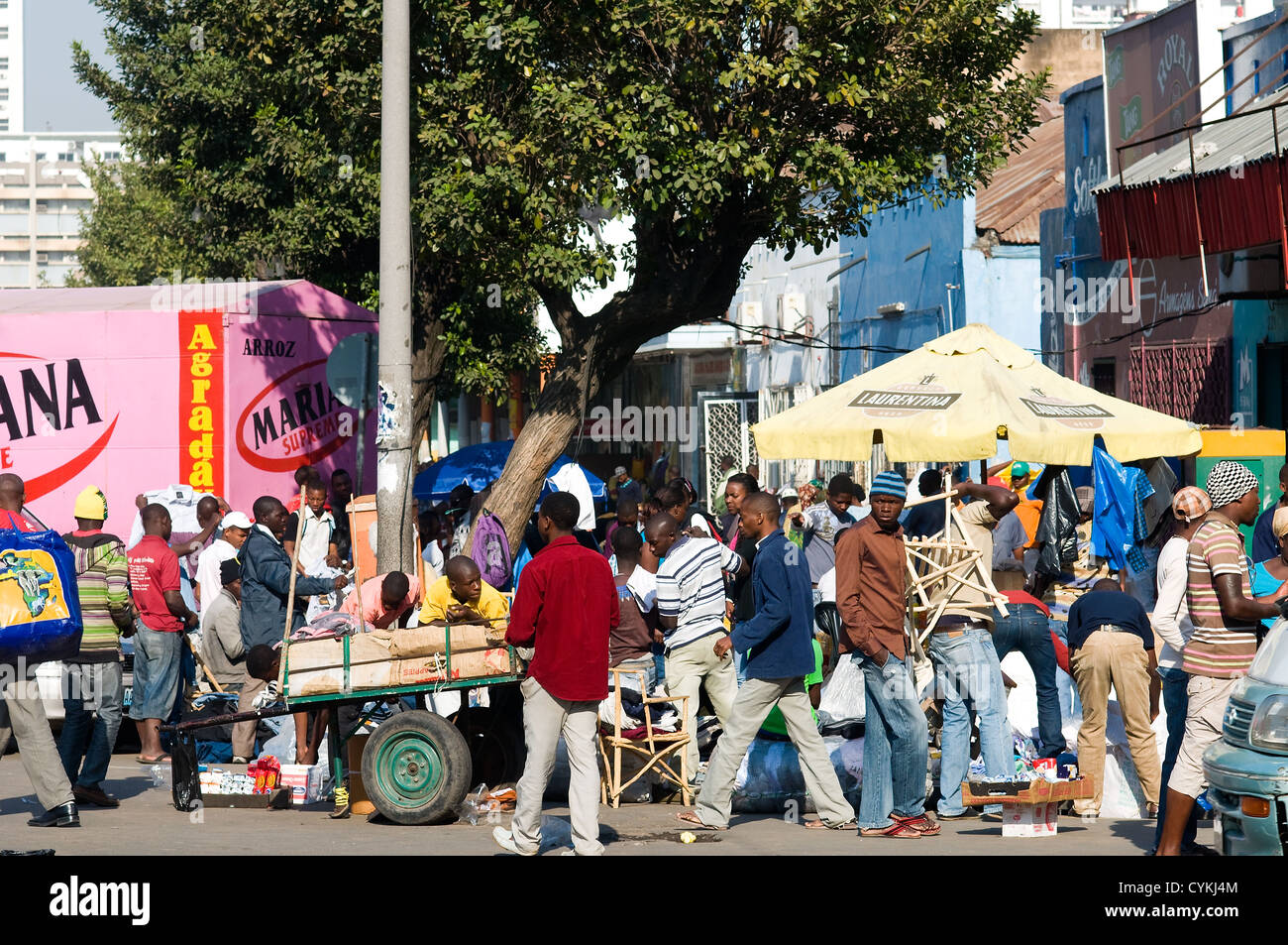 street scene, maputo, mozambique Stock Photo - Alamy