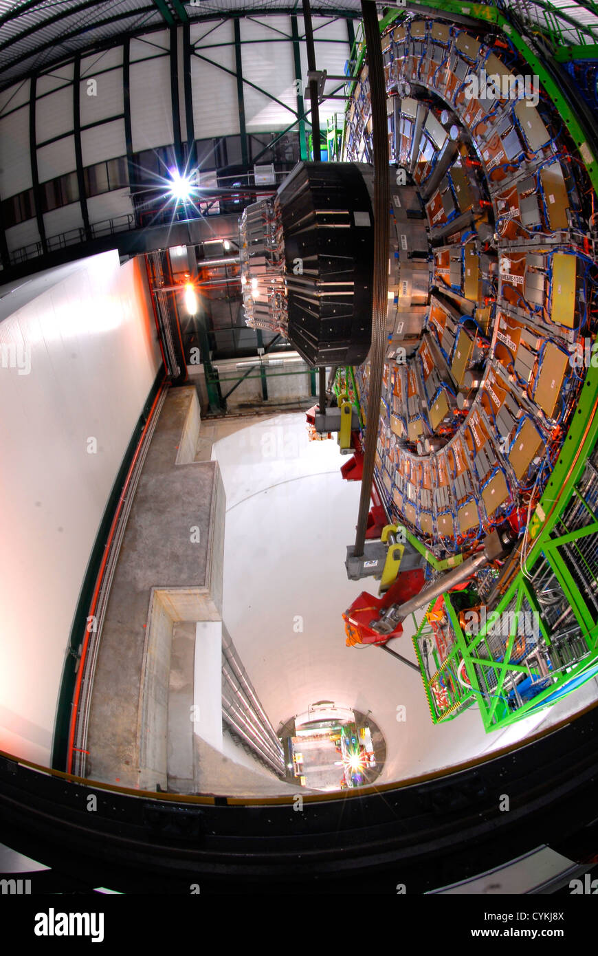 The experiment at CERN Geneva Switzerland: Atlas, Alice, LHC Large ...