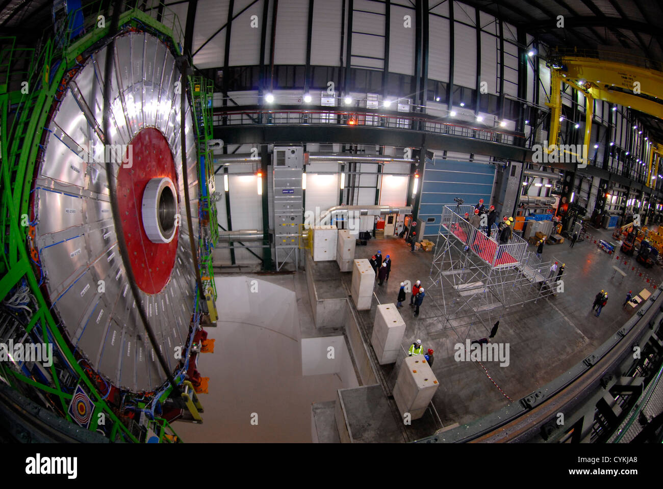 The experiment at CERN Geneva Switzerland: Atlas, Alice, LHC Large ...