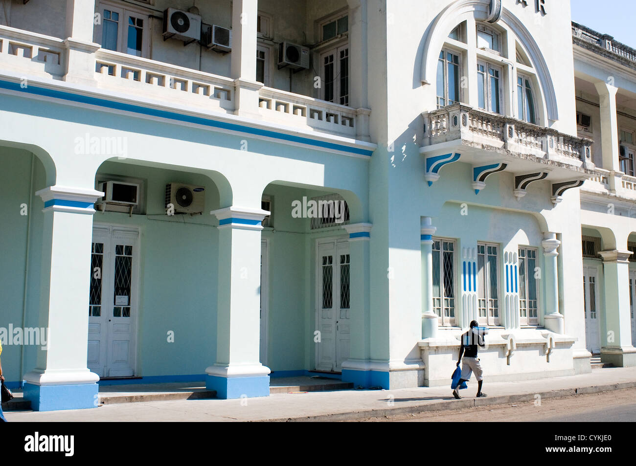 Portuguese colonial building maputo mozambique hi-res stock photography ...