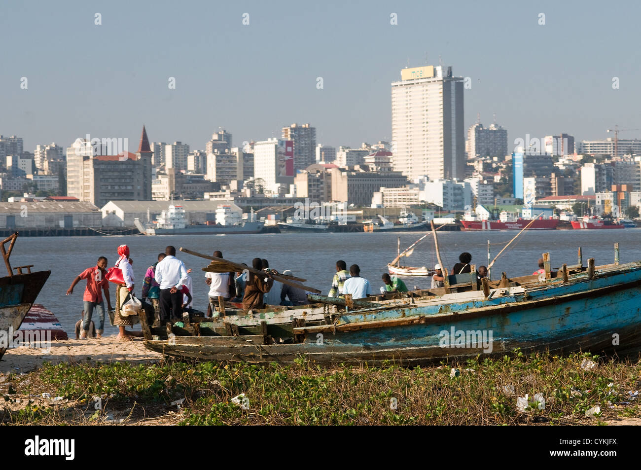 fishing boats, catembe, maputo, mozambique Stock Photo - Alamy