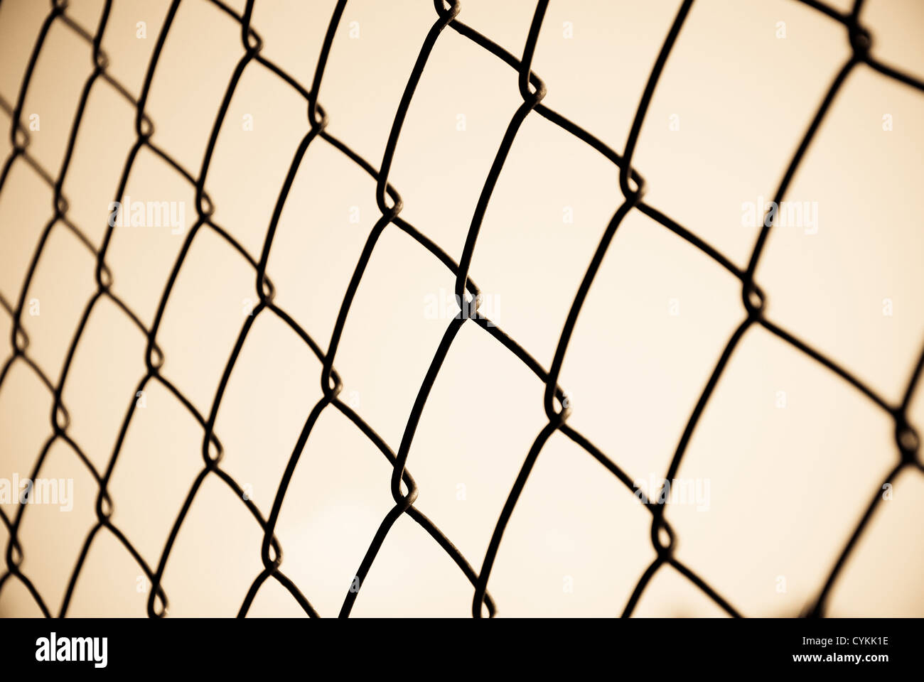 Mesh fence abstract blue background Stock Photo - Alamy