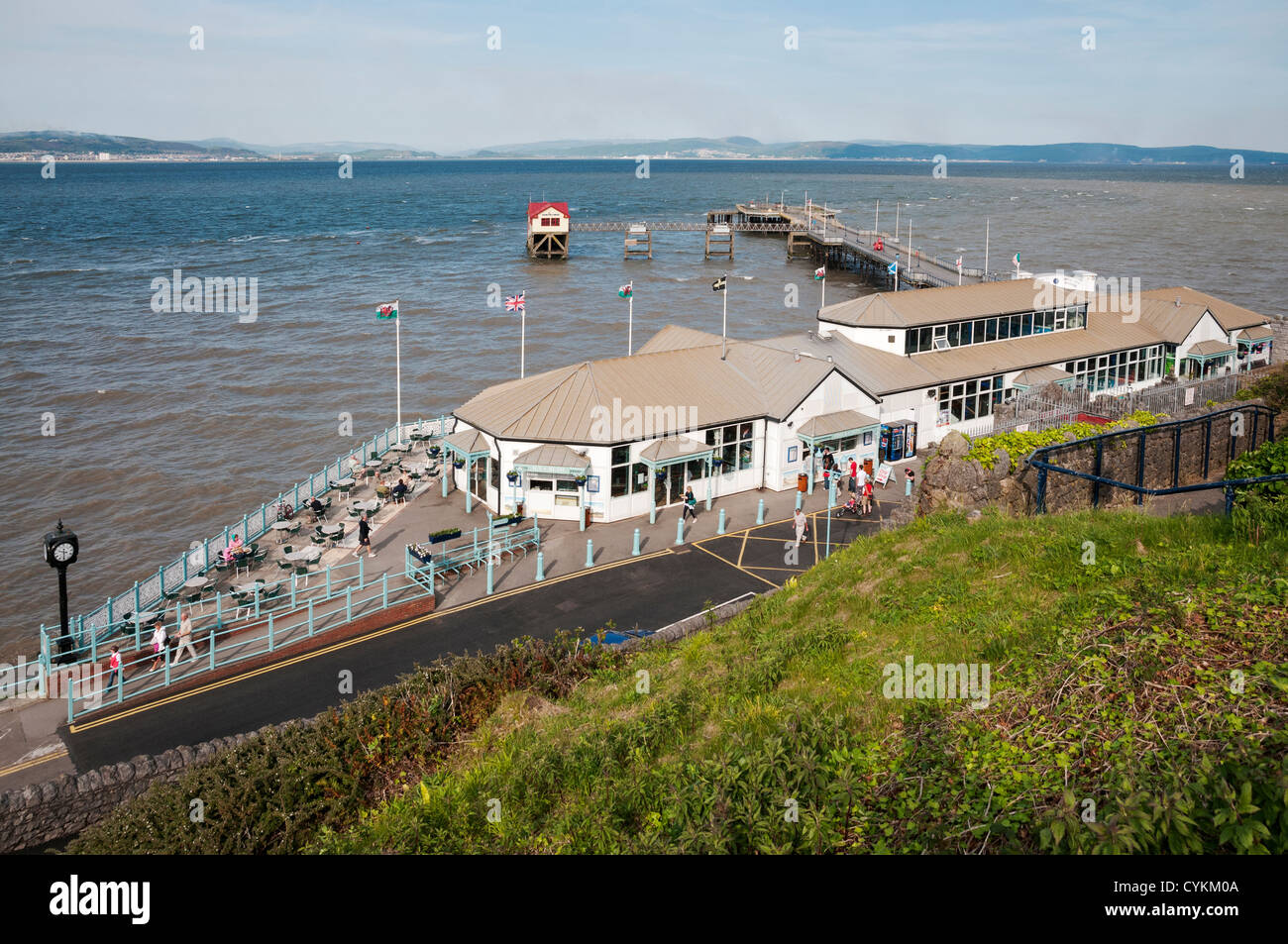 Wales, Gower Peninsula, The Mumbles Pier Stock Photo - Alamy