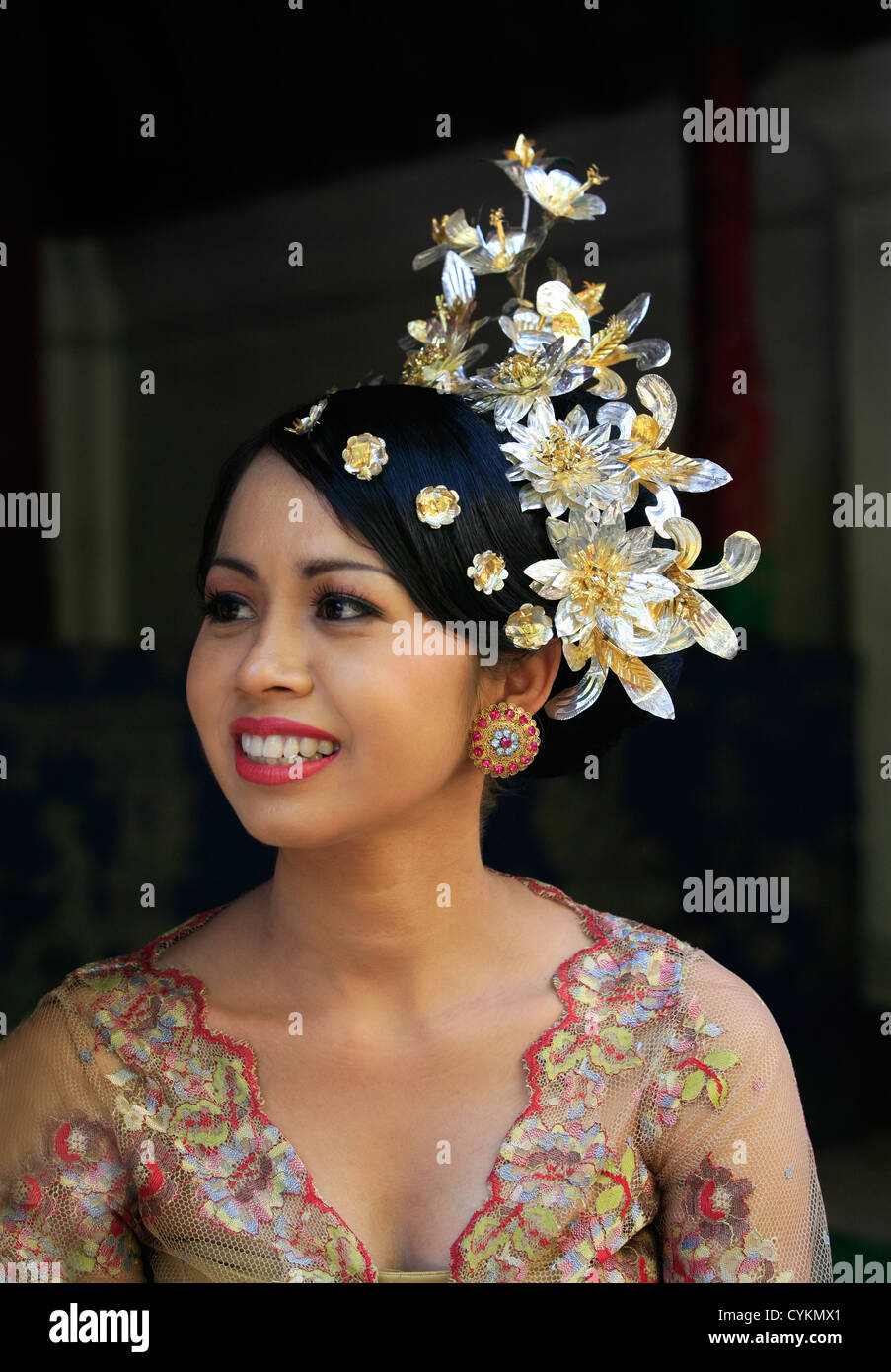 Indonesian happy bride. Bali. Indonesia Stock Photo - Alamy