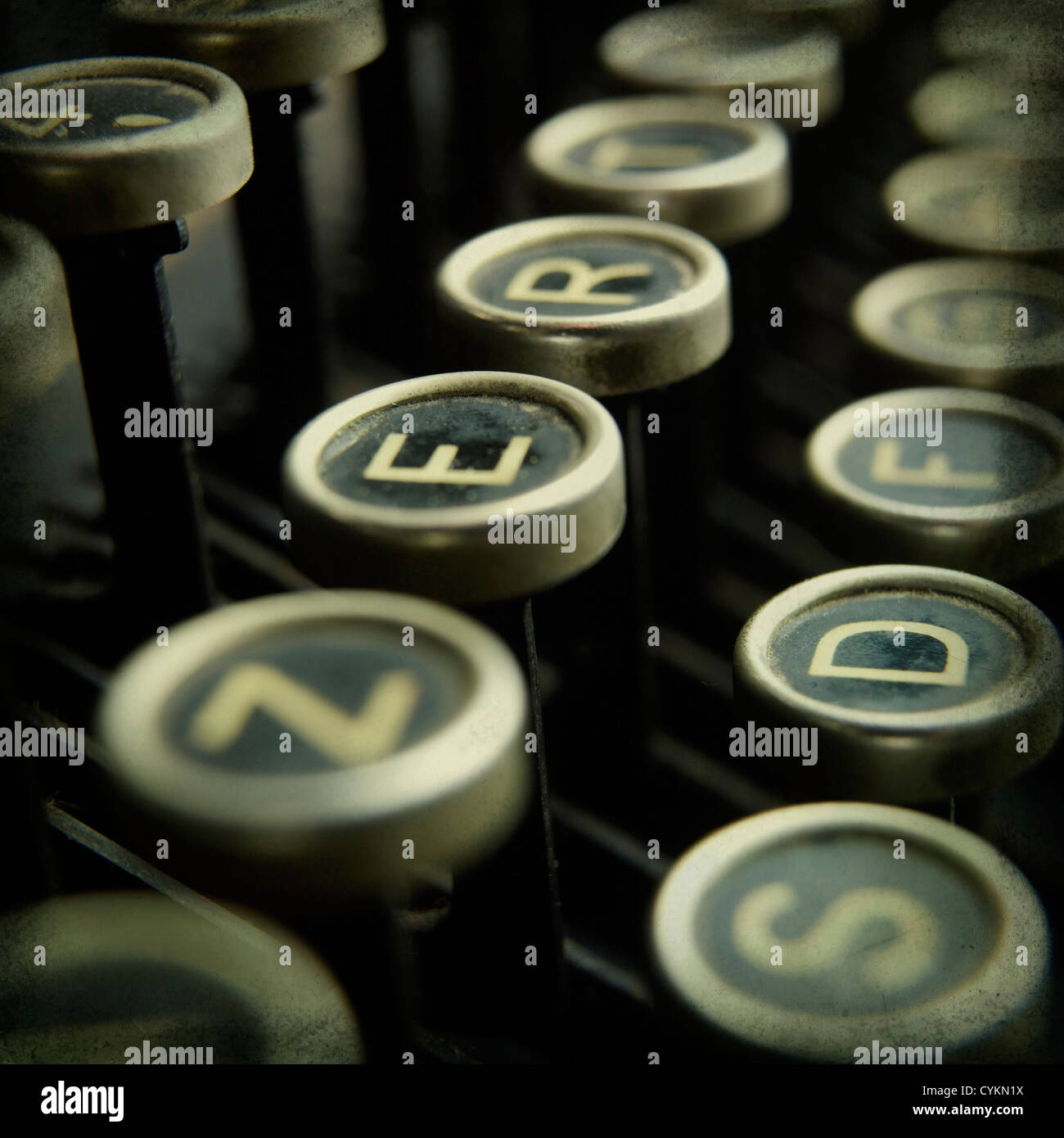Typewriter macro view hi-res stock photography and images - Alamy