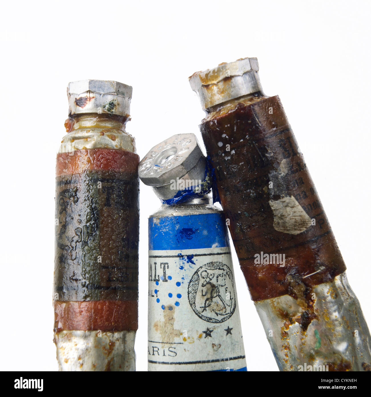 Used paint tube hi-res stock photography and images - Alamy