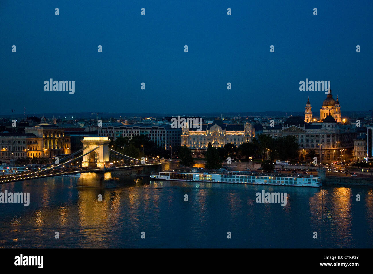 Hungary, Budapest, Danube landscape Stock Photo - Alamy