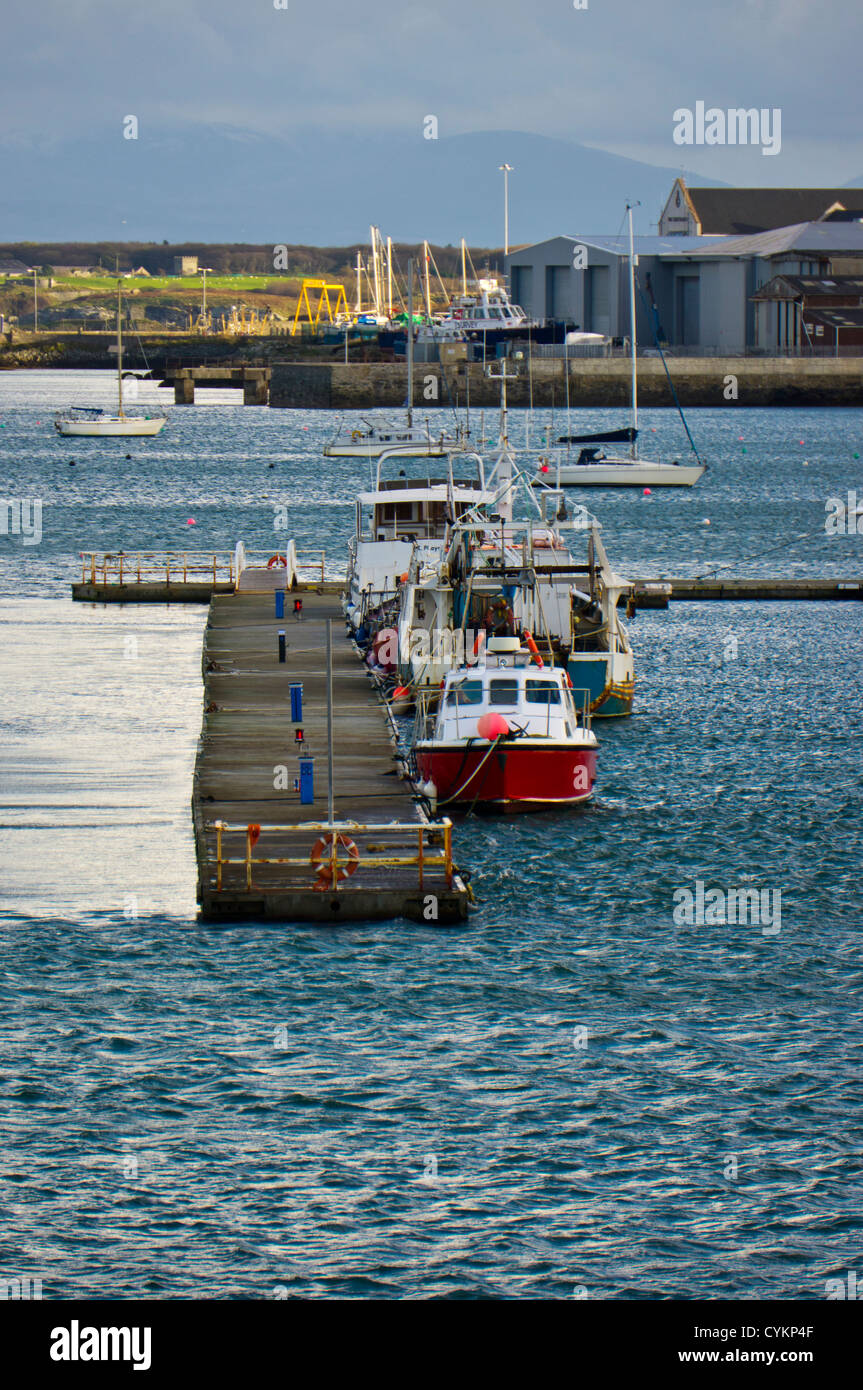 Holyhead Harbour Holyhead Anglesey North Wales Uk Stock Photo - Alamy
