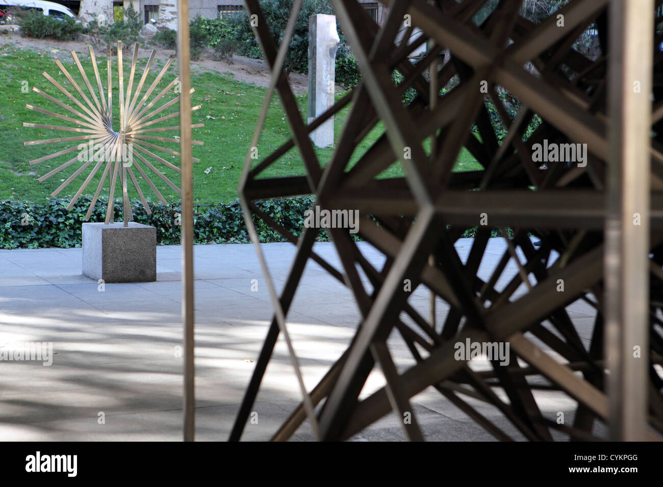 Museum Public Art, with abstract sculptures by Spanish artists is under ...