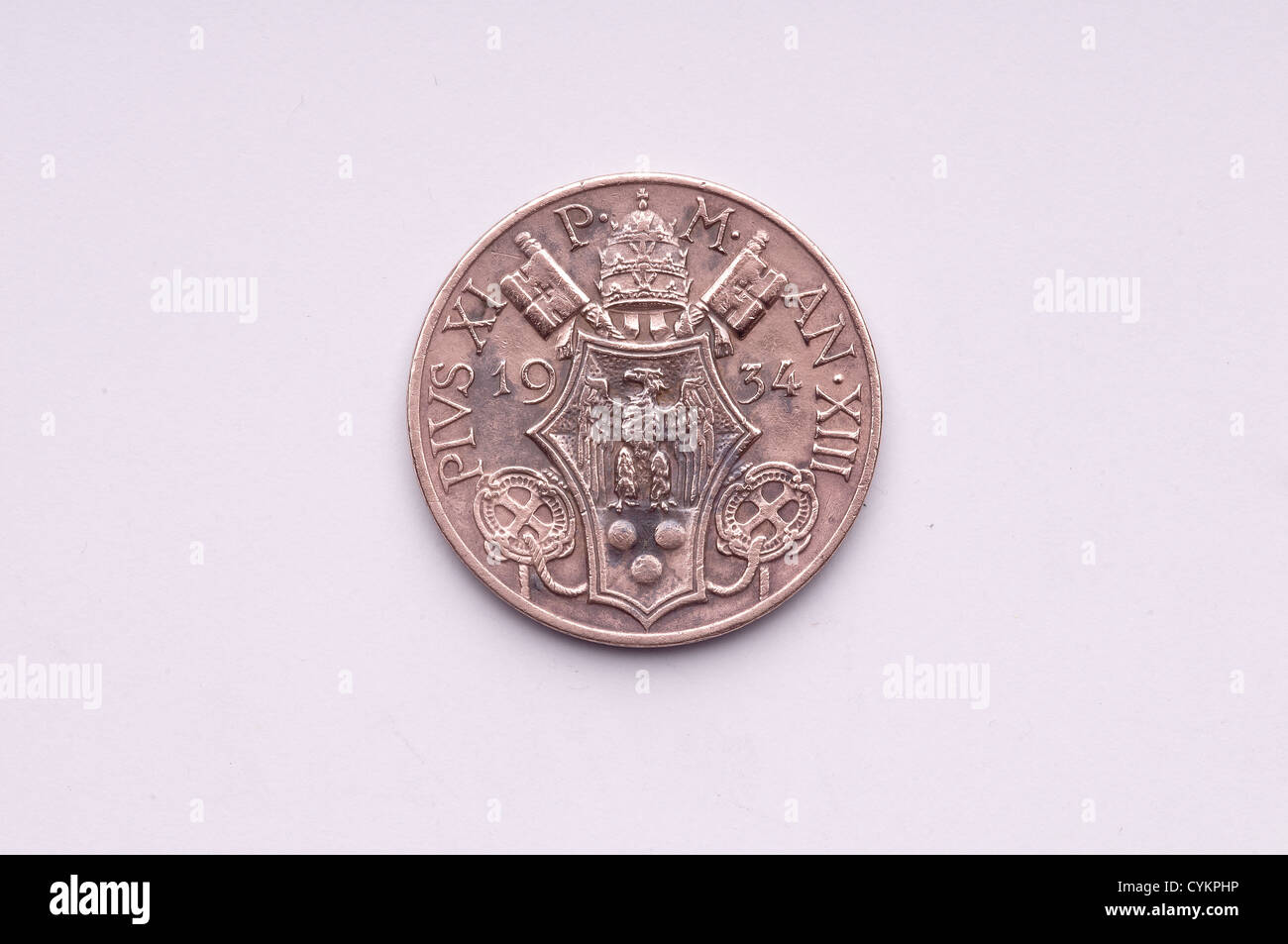 A vatican coin Stock Photo - Alamy
