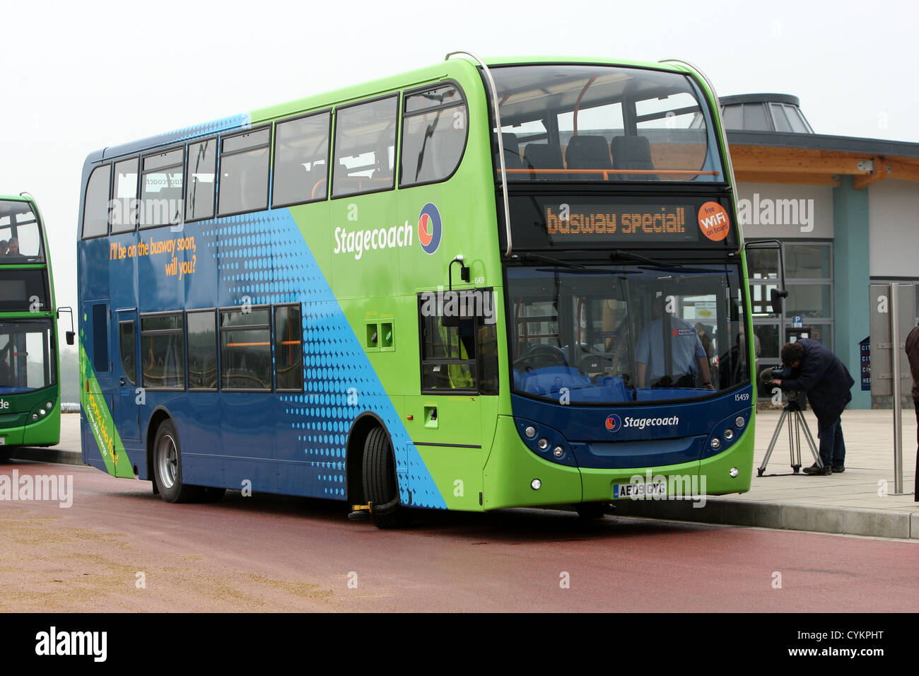 GUIDED BUSWAY IN CAMBRIDGE,ENGLAND Stock Photo - Alamy