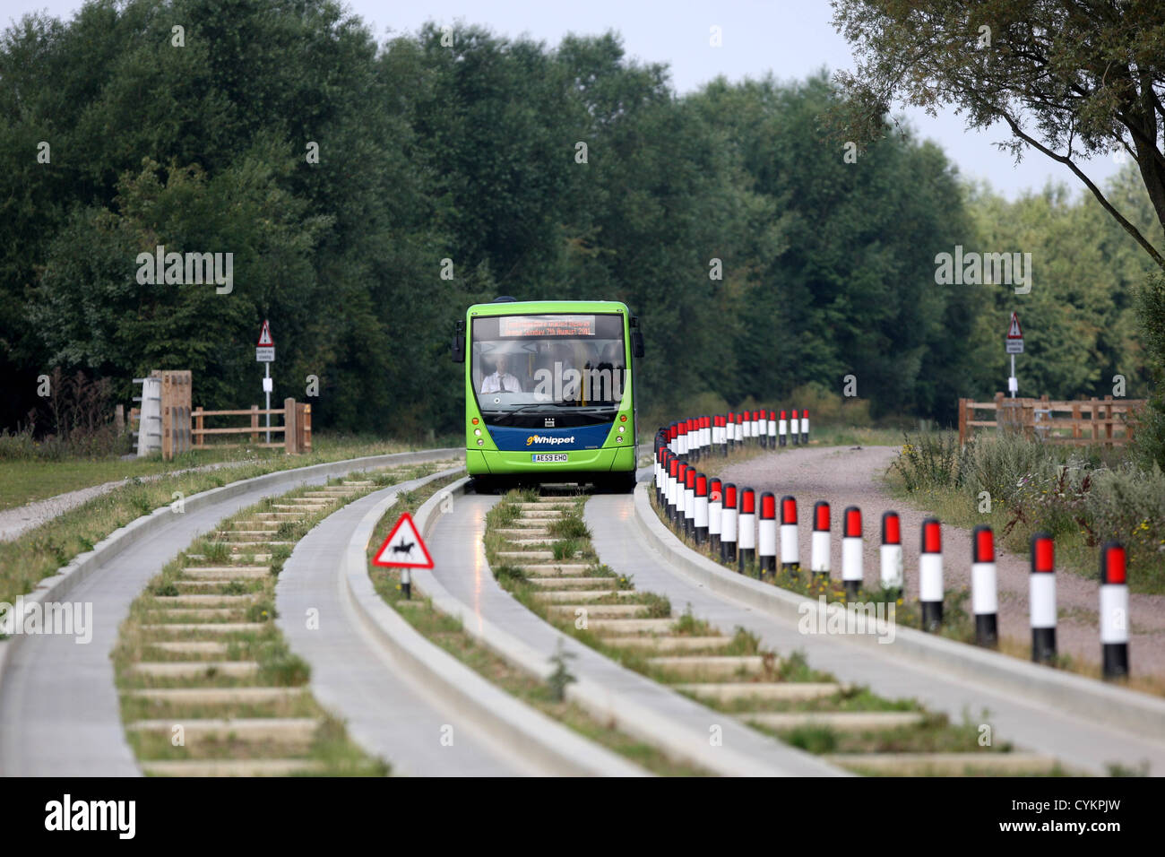 Guided bus track hi-res stock photography and images - Alamy