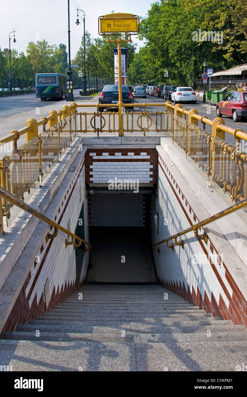Hungary, Budapest, subway Stock Photo - Alamy