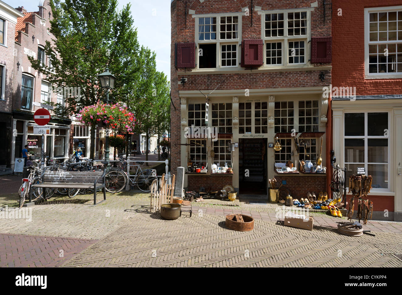 Koos Rozenburg Dutch antique and souvenir shop Delft Netherlands Stock ...