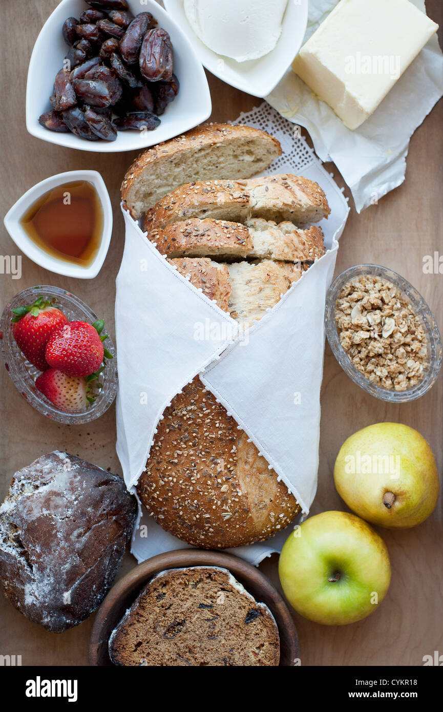 Bread fruit seeds and butter Stock Photo - Alamy