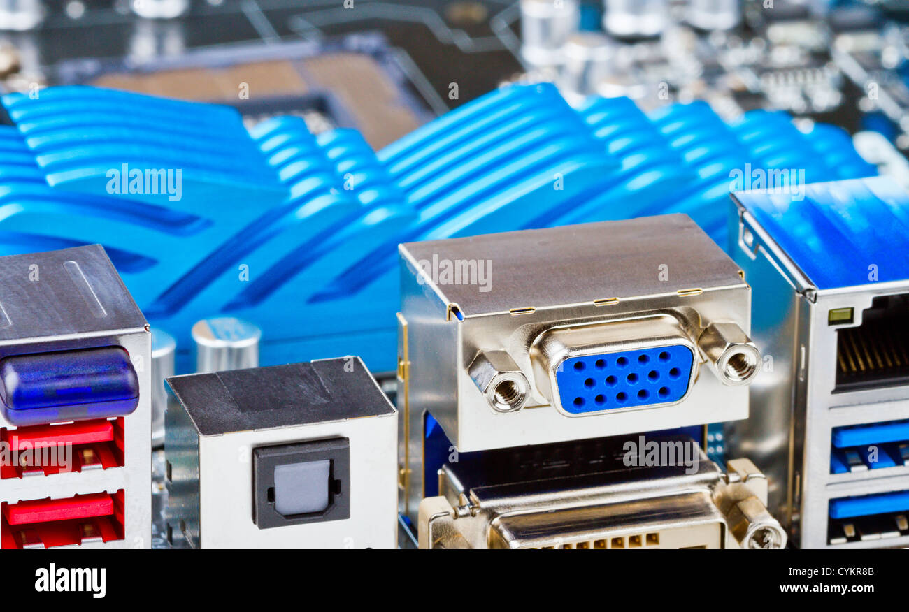 empty processor socket on computer motherboard Stock Photo - Alamy