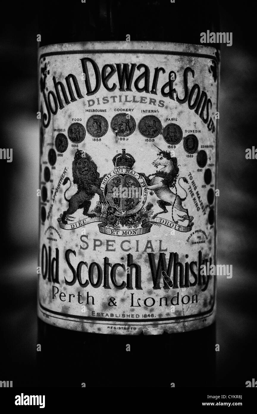 Vintage Whisky Label High Resolution Stock Photography and Images - Alamy