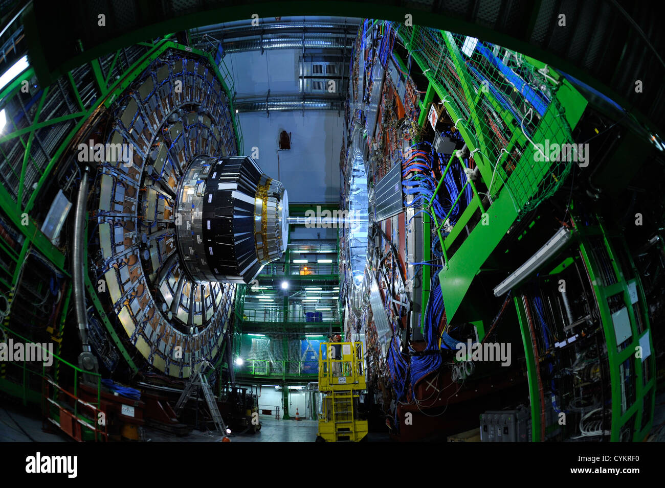 The experiment at CERN Geneva Switzerland: Atlas, Alice, LHC Large ...
