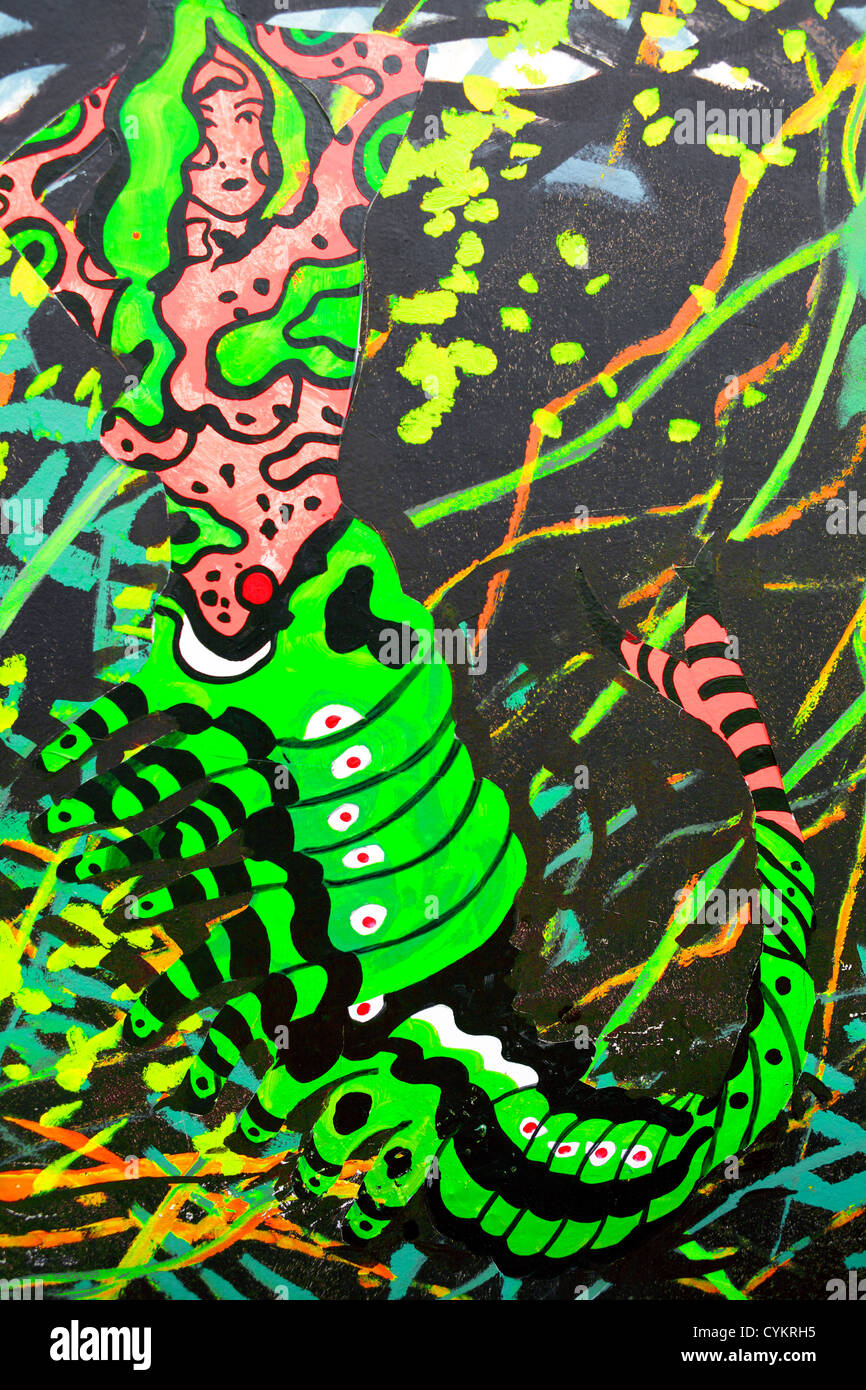 Art on the exterior of The Chelsea Art Club in Chelsea's Old Church ...