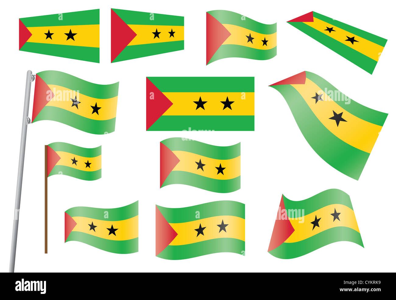 Set sao tome principe Cut Out Stock Images & Pictures - Alamy