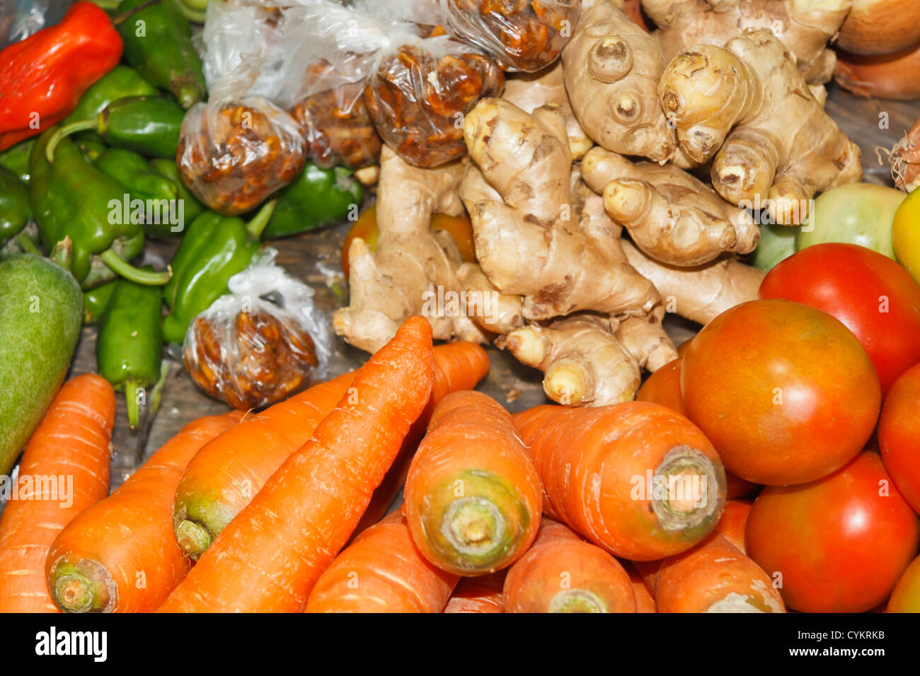 Vegetables on a Market in Siem Reap, Cambodia Stock Photo - Alamy