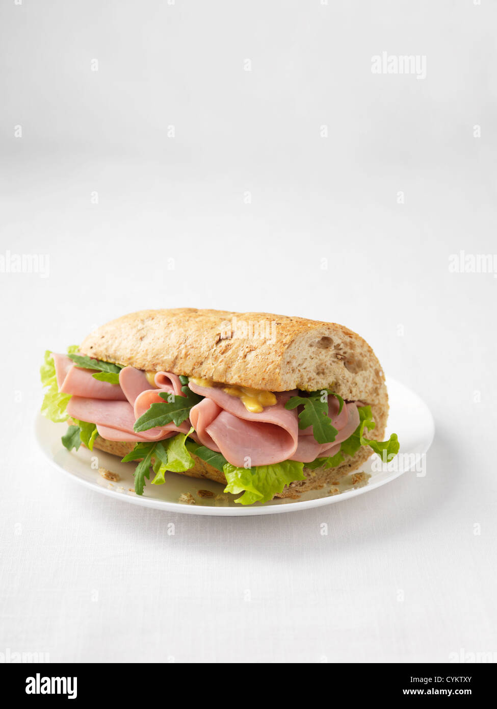 Ham salad roll hi-res stock photography and images - Alamy
