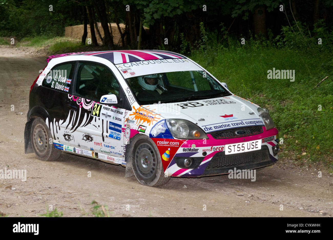 Wrc ford fiesta rally car goodwood hi-res stock photography and images ...