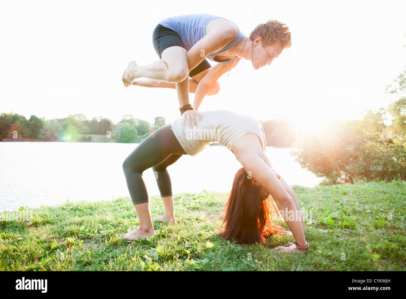 Backbend group hi-res stock photography and images - Alamy