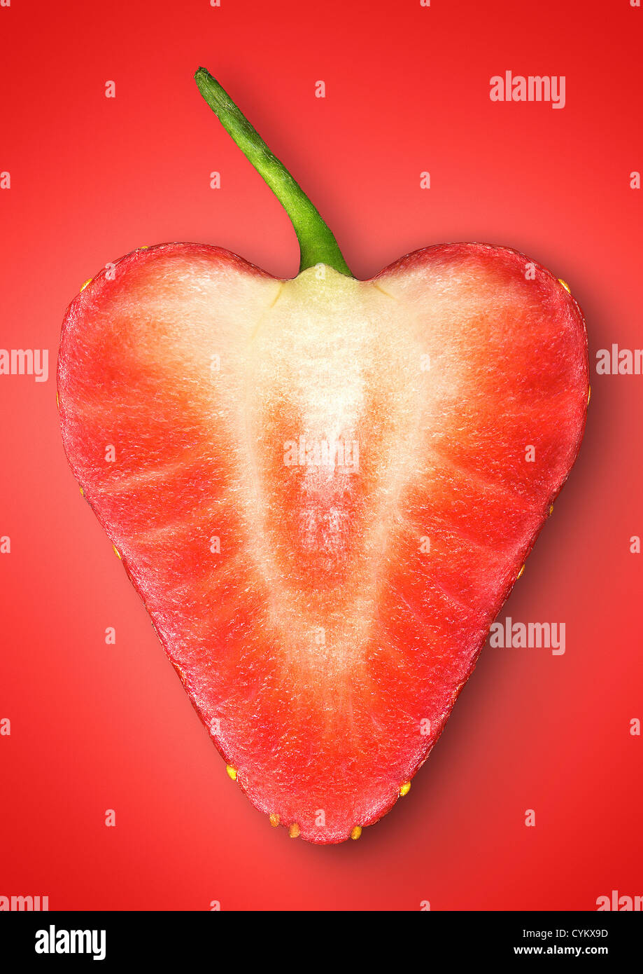 Strawberry close up hi-res stock photography and images - Alamy