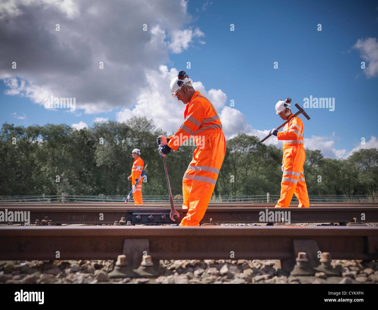 Worker holding pick axe hi-res stock photography and images - Alamy