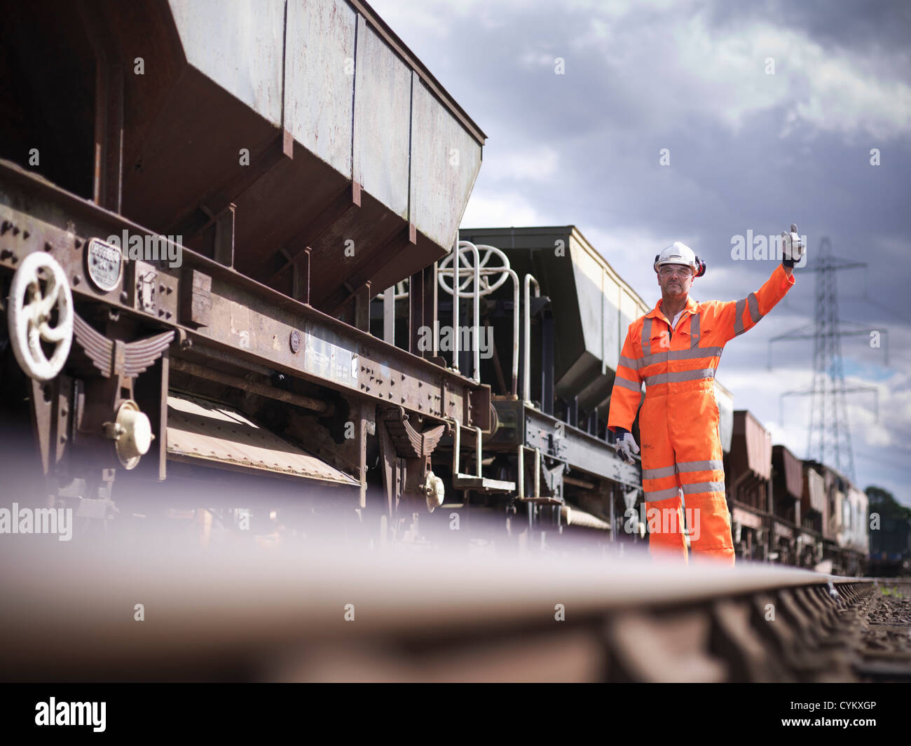 Train railway angle not uk not steam hi-res stock photography and ...