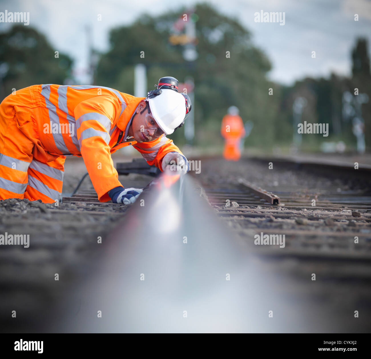 Two track railway hi-res stock photography and images - Alamy