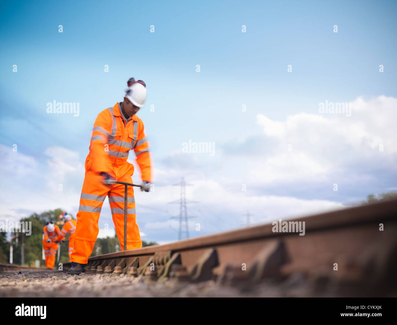3 railway tracks hi-res stock photography and images - Alamy
