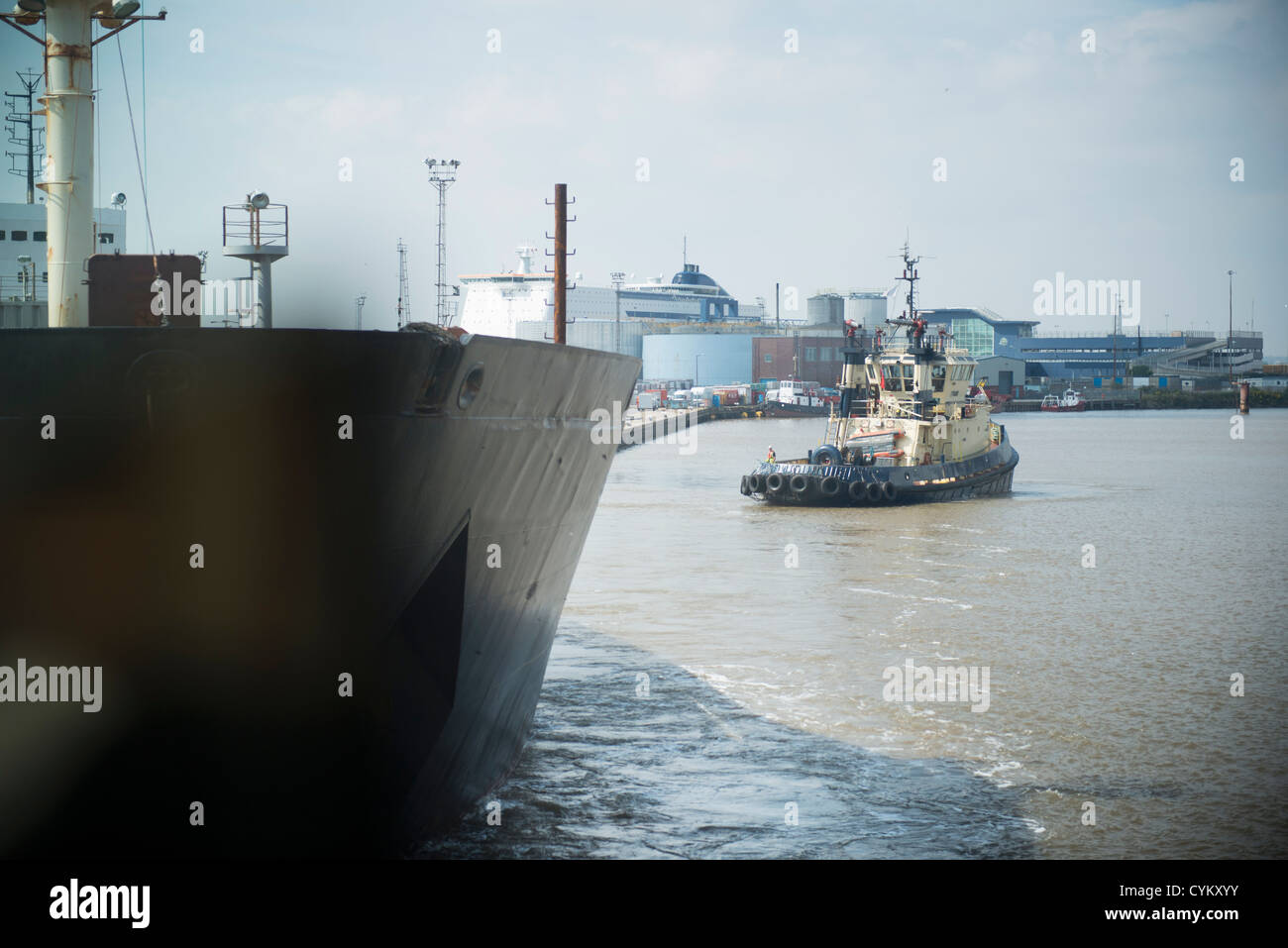 Harbor tugboat hi-res stock photography and images - Alamy