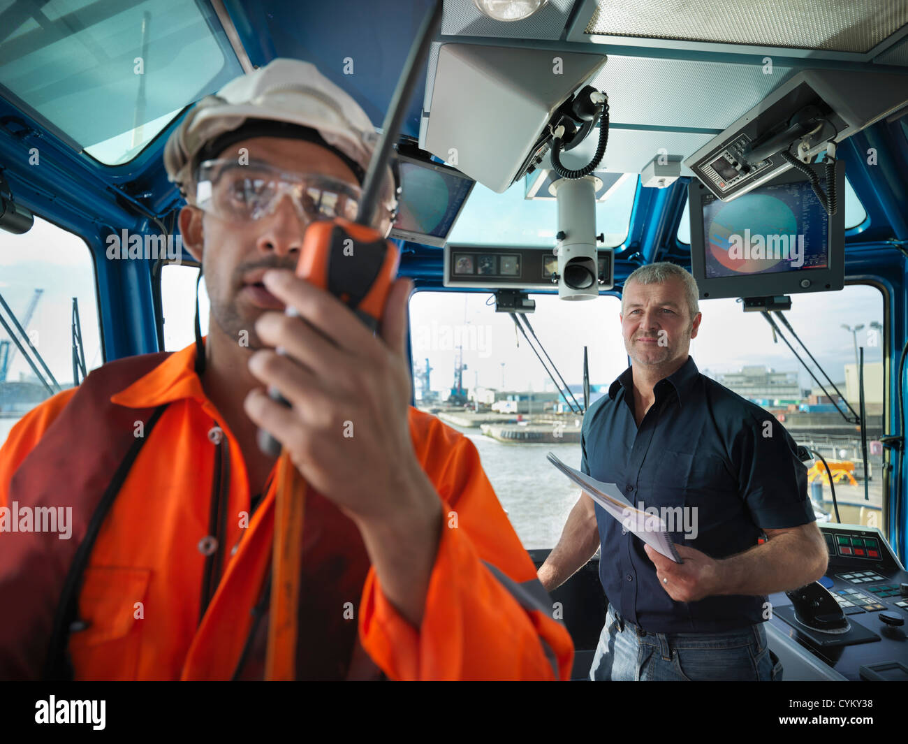 Tugboat crewman hi-res stock photography and images - Alamy