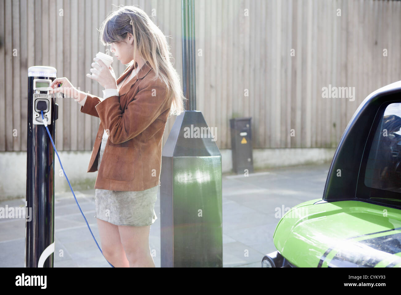 Car charging hi-res stock photography and images - Alamy