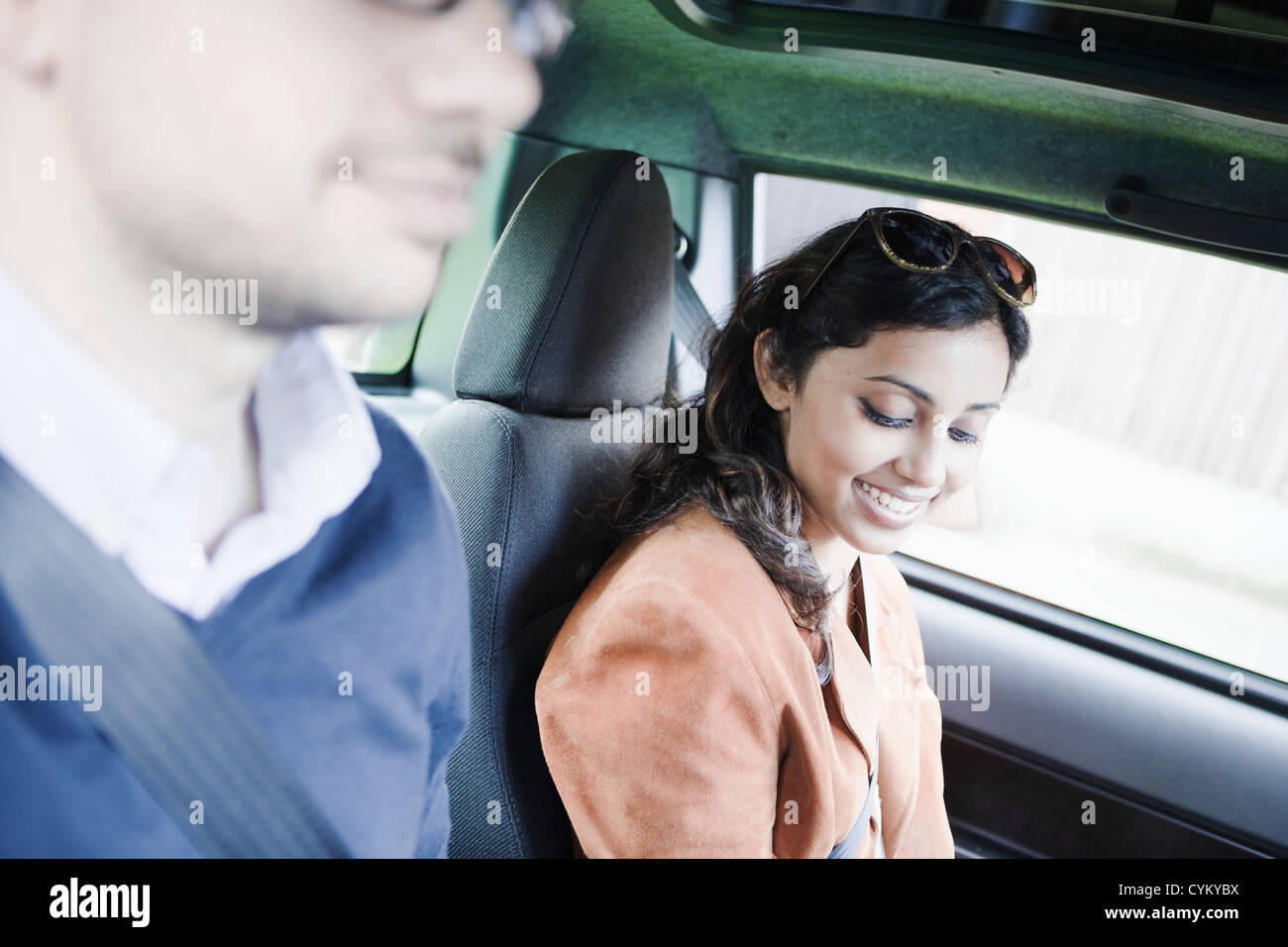 Man riding in car inside hi-res stock photography and images - Alamy